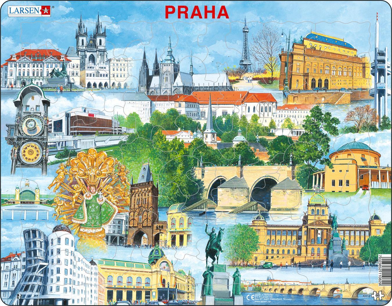 KH12 - Prague Souvenir :: Travel and Souvenir :: Puzzles :: Larsen Puzzles
