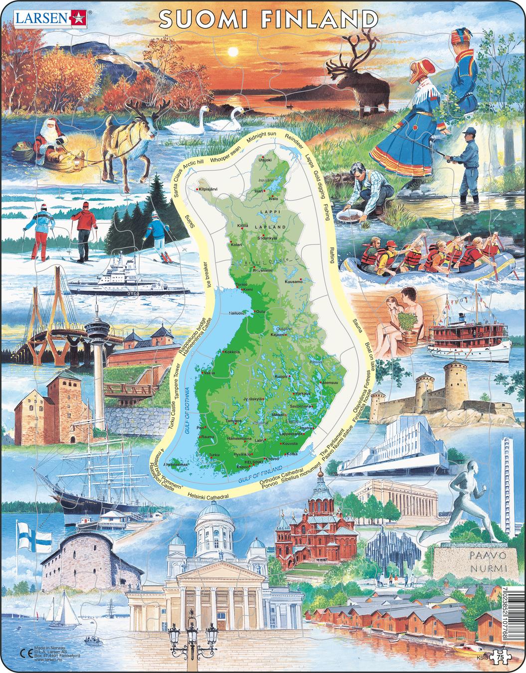 KS3 - Finland - attractions :: Travel and Souvenir :: Puzzles :: Larsen ...
