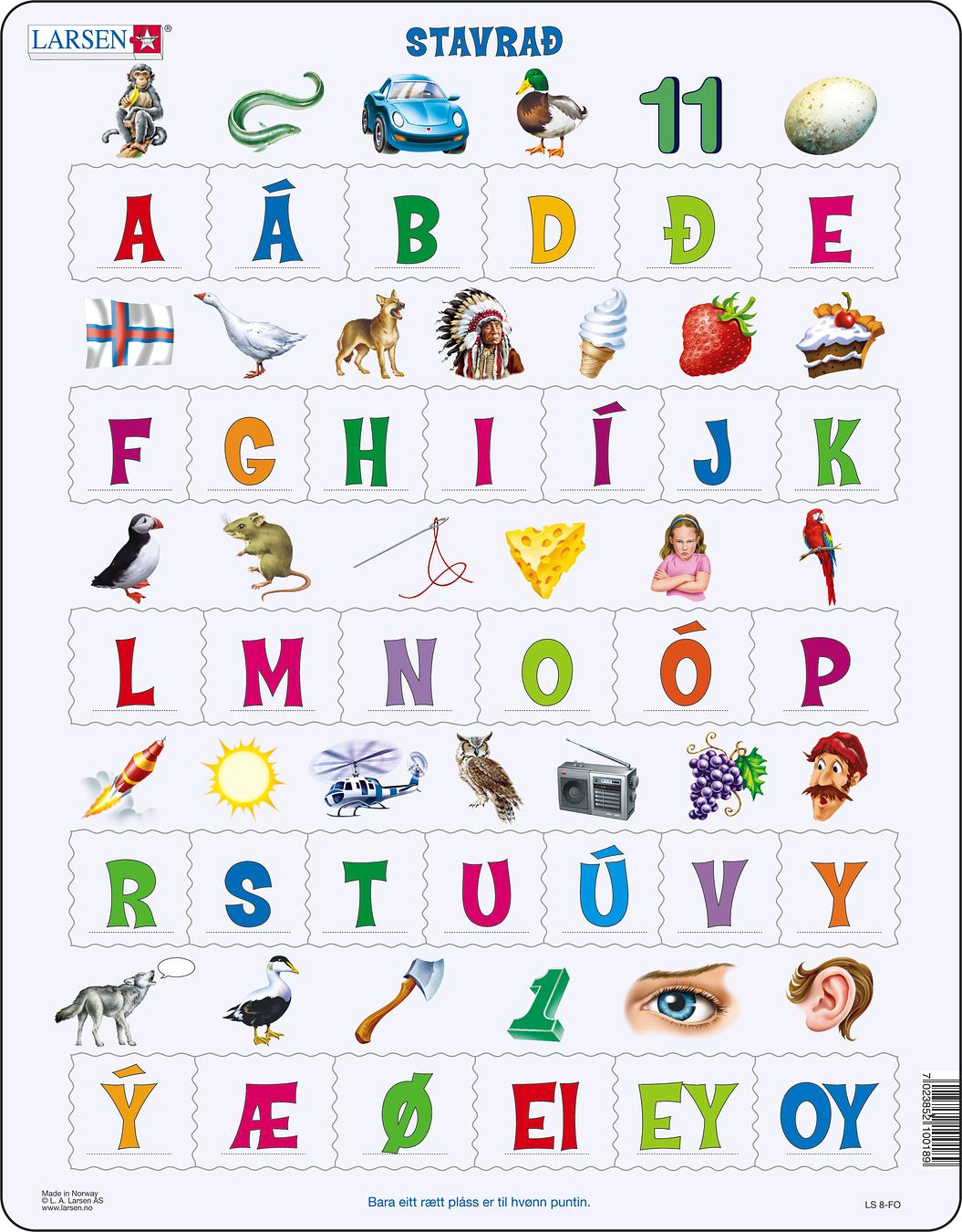 LS832 - ABC-Puzzle(32) :: Reading :: Puzzles :: Larsen Puzzles
