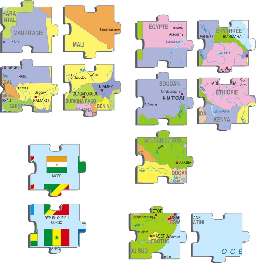K13 - Africa Political Map :: Maps of the world and regions :: Puzzles ...