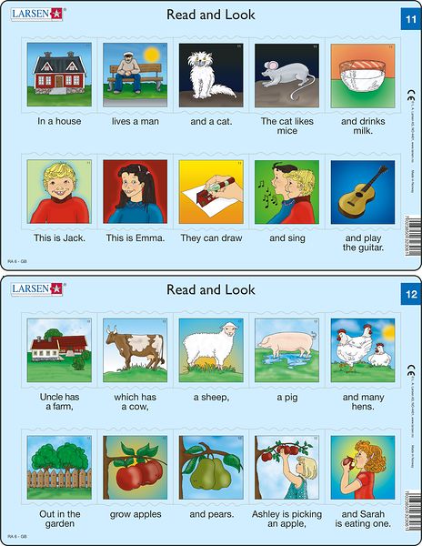 LA2 - Read and Look 11-20 :: Reading :: Puzzles :: Larsen Puzzles