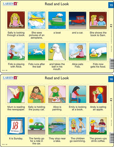 LA2 - Read and Look 11-20 :: Reading :: Puzzles :: Larsen Puzzles
