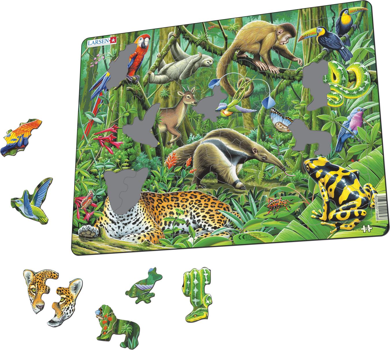FH10 - The Lush South American Rainforest :: Animals :: Puzzles ...