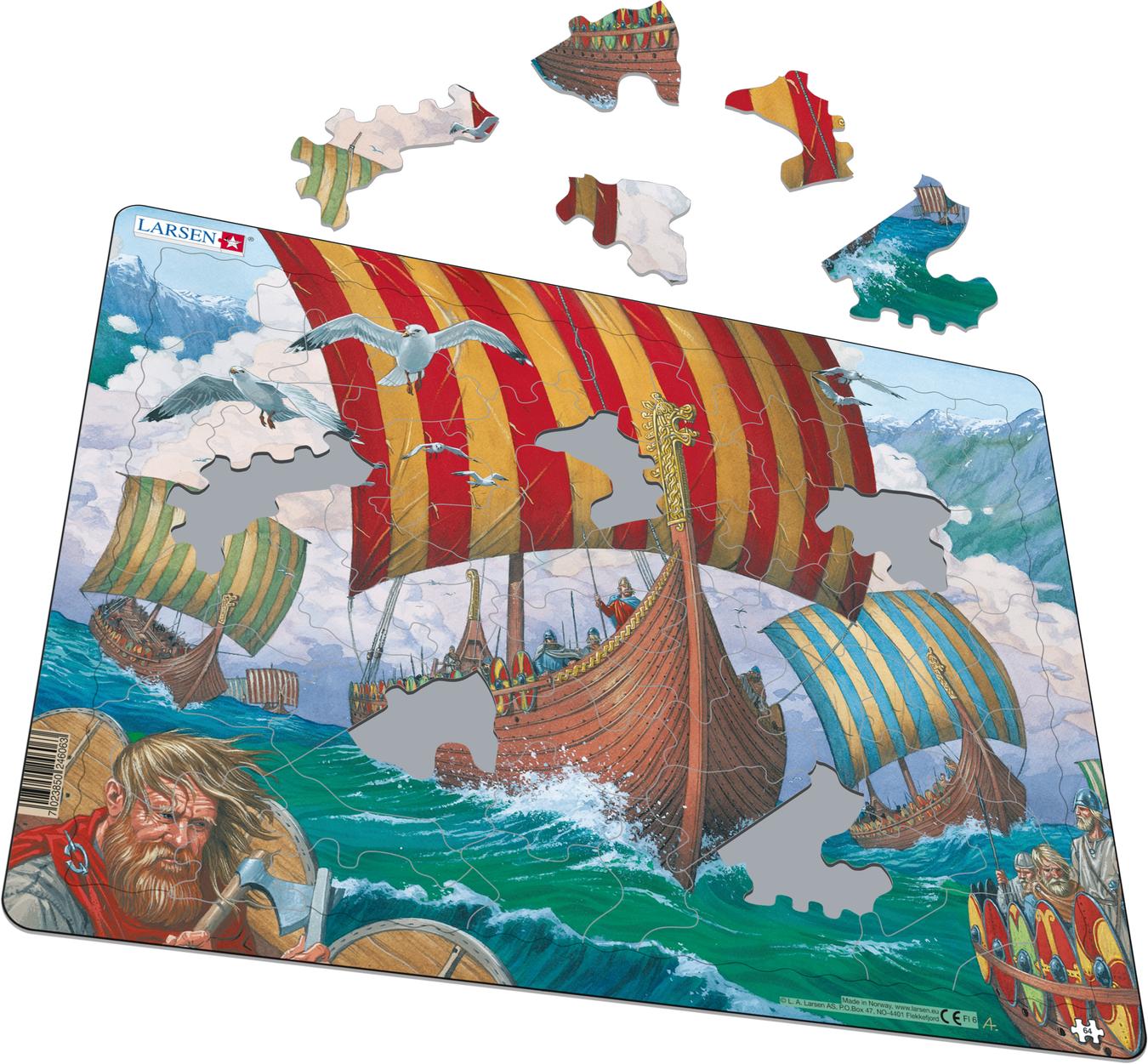 FI6 - Vikingskip, Ormen Lange, på vei til slaget ved Svolder ...