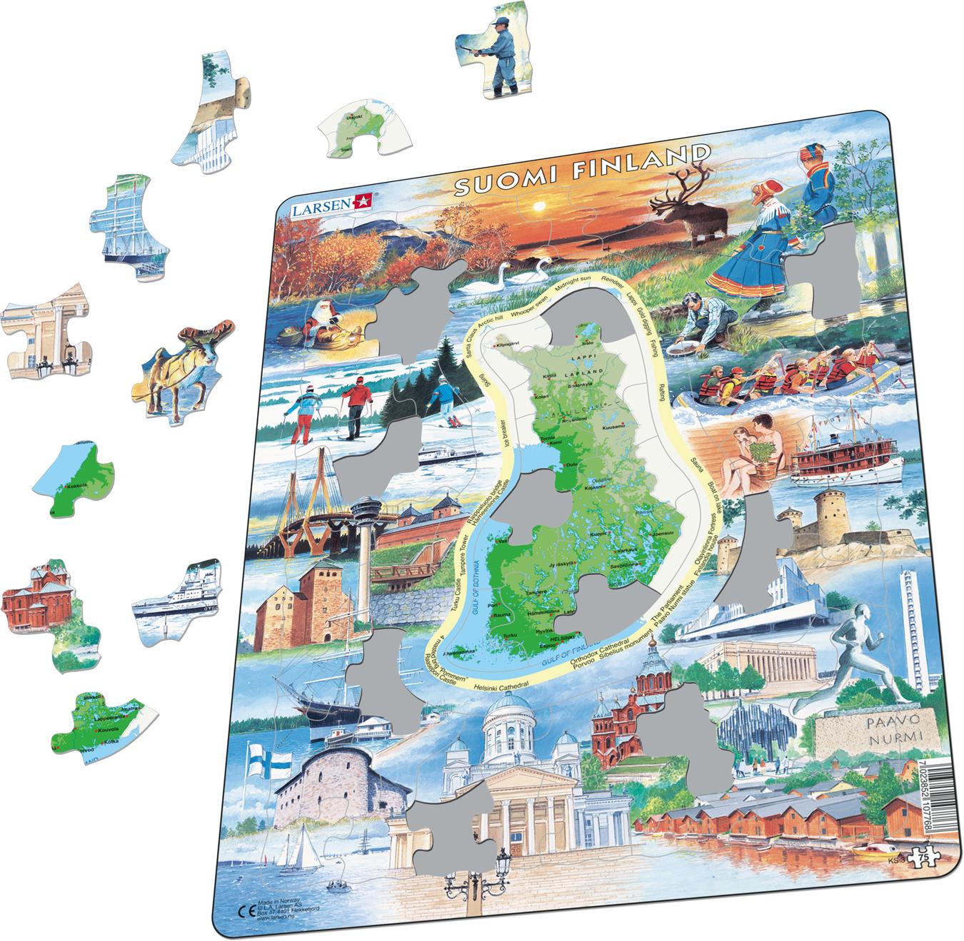 KS3 - Finland - attractions :: Travel and Souvenir :: Puzzles :: Larsen ...