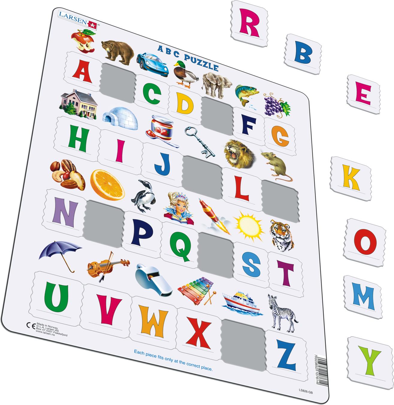LS826 - Learn the Alphabet: 26 Upper Case Letters :: Reading :: Puzzles ...