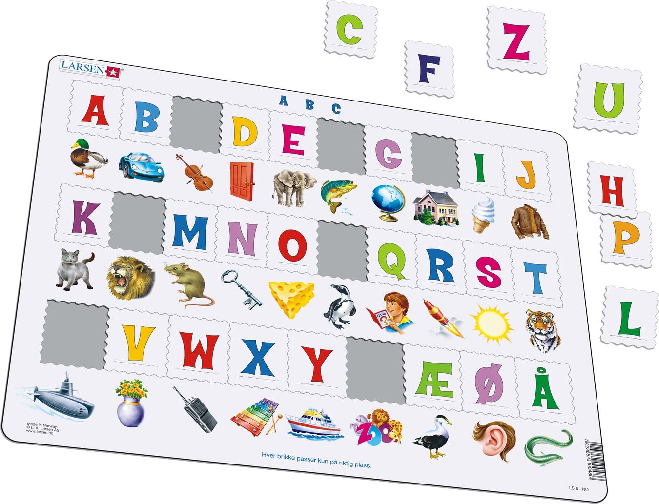 LS829 - Learn the Alphabet: 29 Upper Case Letters :: Reading :: Puzzles ...