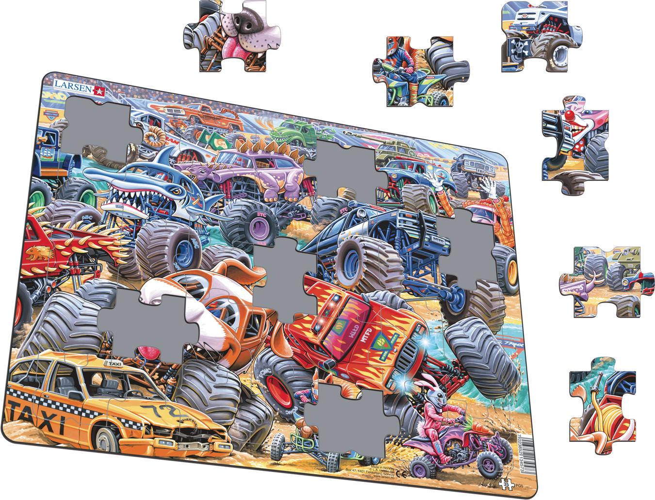 PG5 - Monster Trucks Race :: Motif :: Puzzles :: Larsen Puzzles