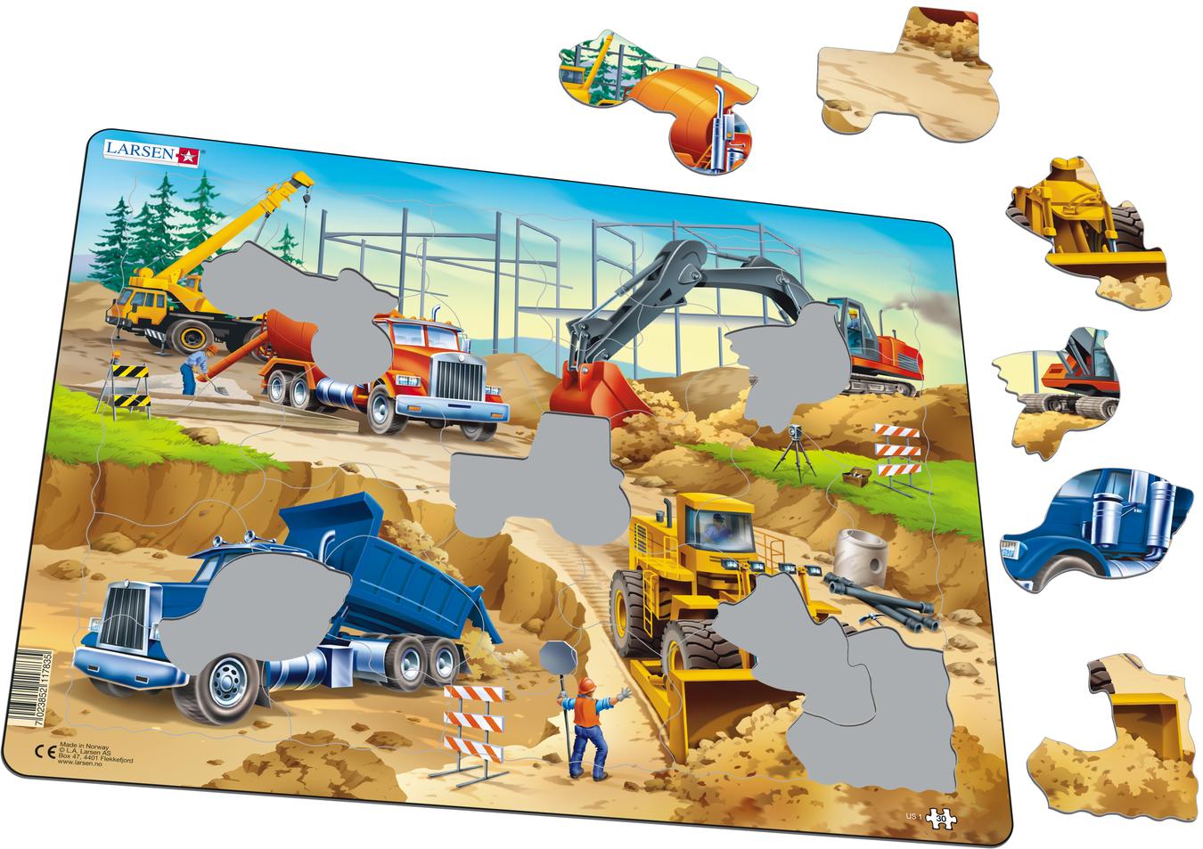 US1 - Construction Site :: Motif :: Puzzles :: Larsen Puzzles
