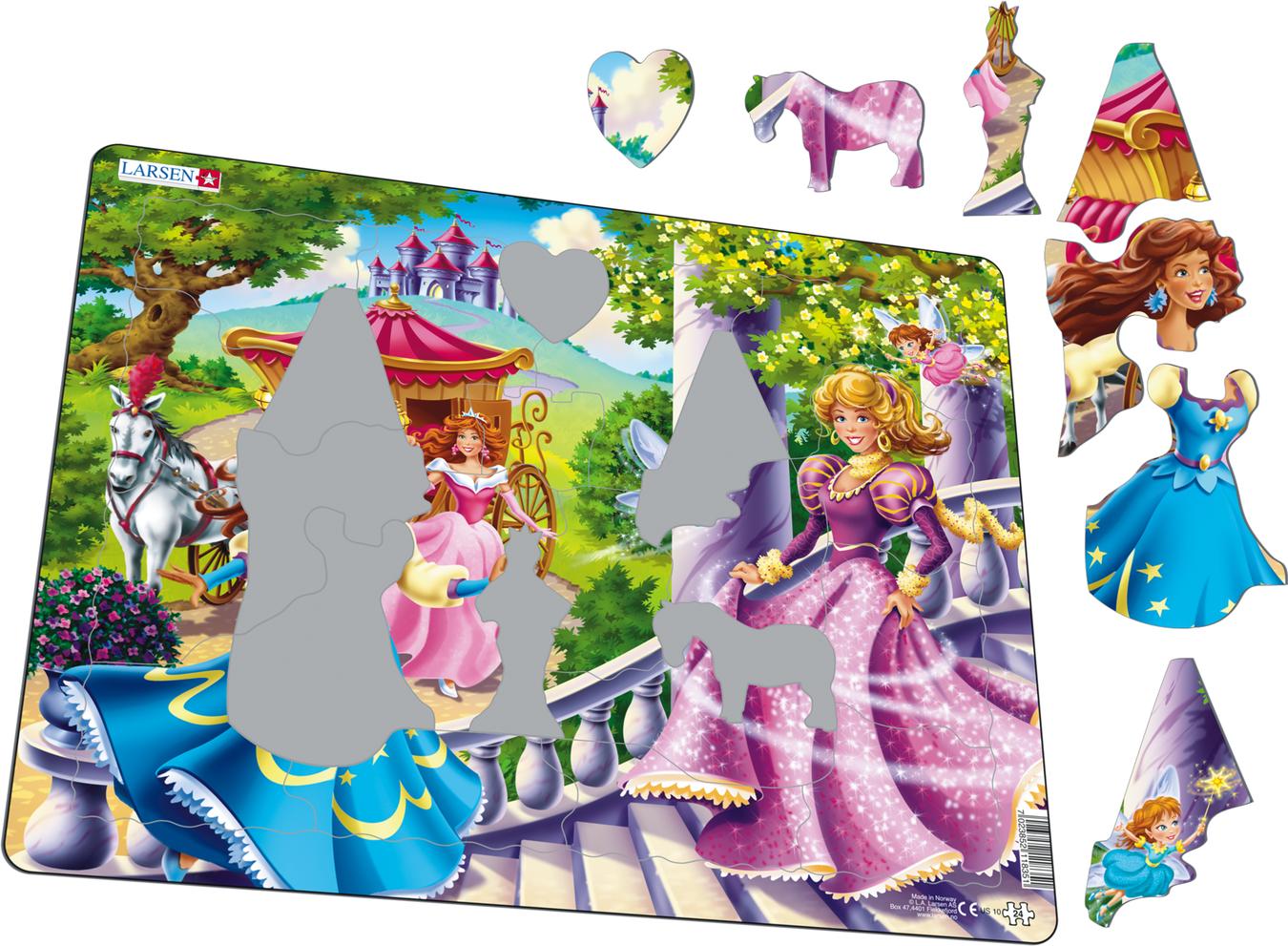 US10 - Fairy Tale Princesses :: Motif :: Puzzles :: Larsen Puzzles