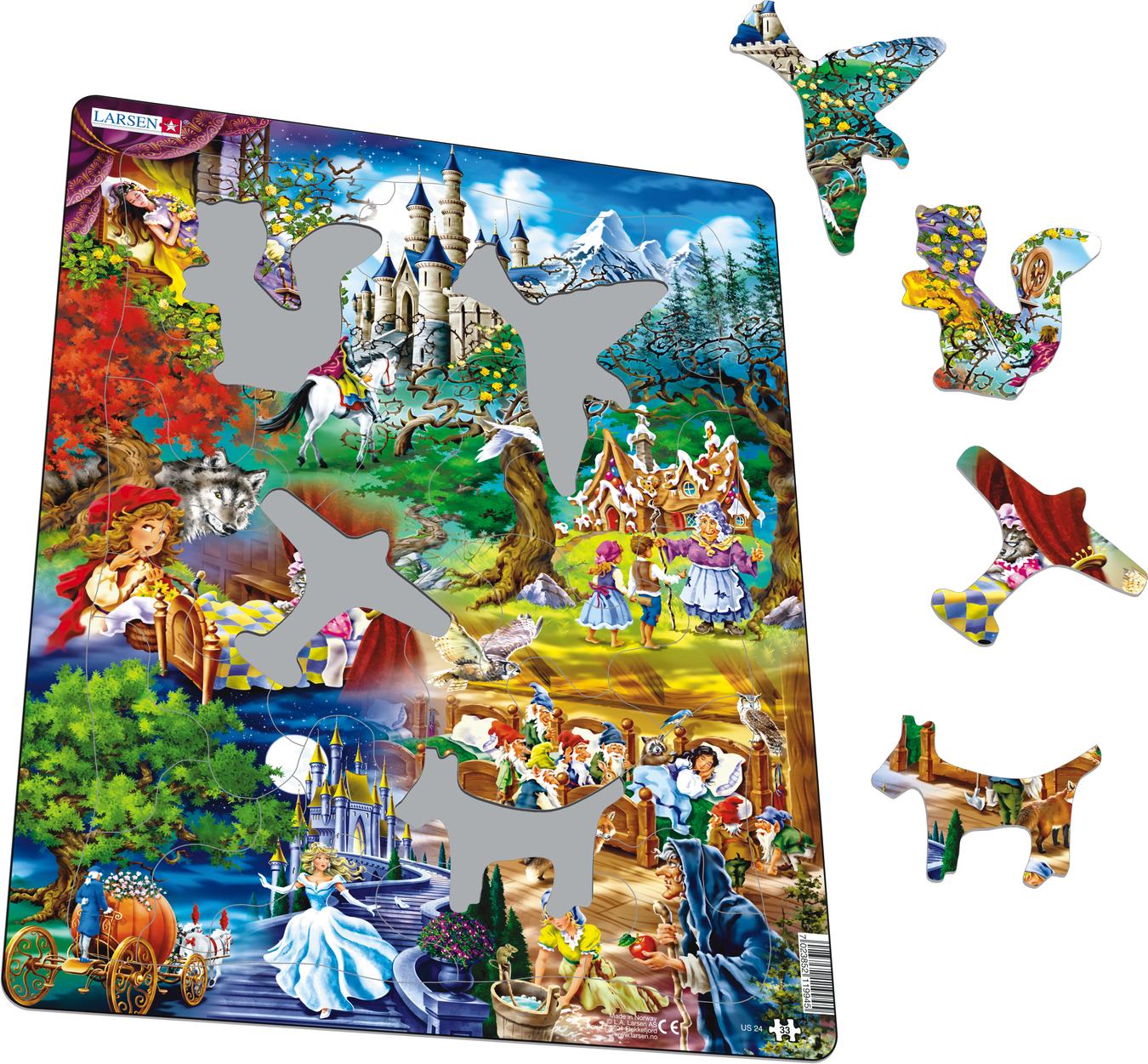 US24 - The Brothers Grimms' Fairy Tales :: Motif :: Puzzles :: Larsen ...