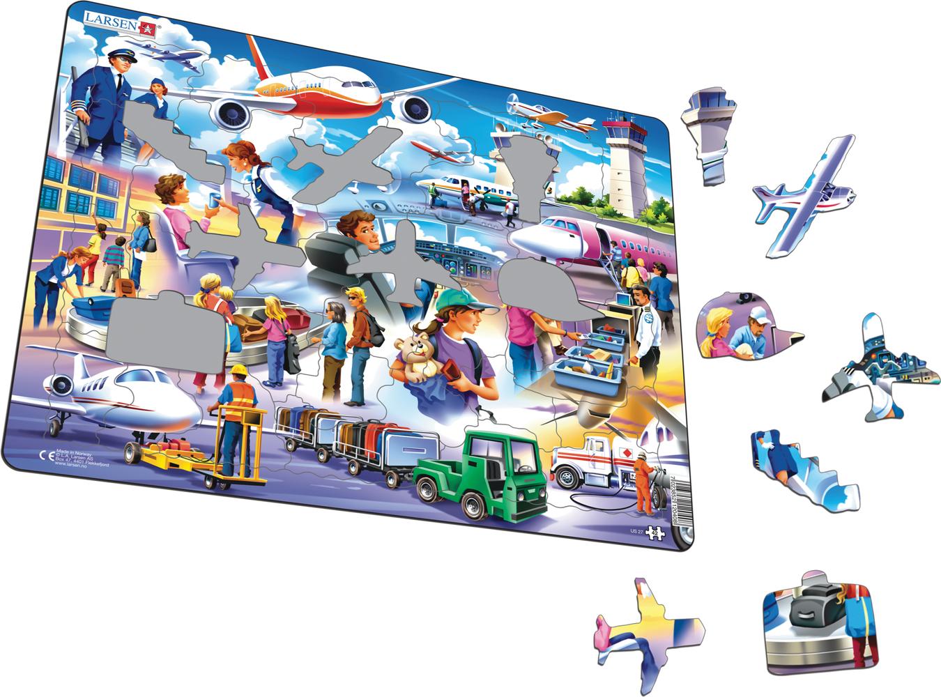US27 - An Exciting Day at the Airport :: Motif :: Puzzles :: Larsen Puzzles