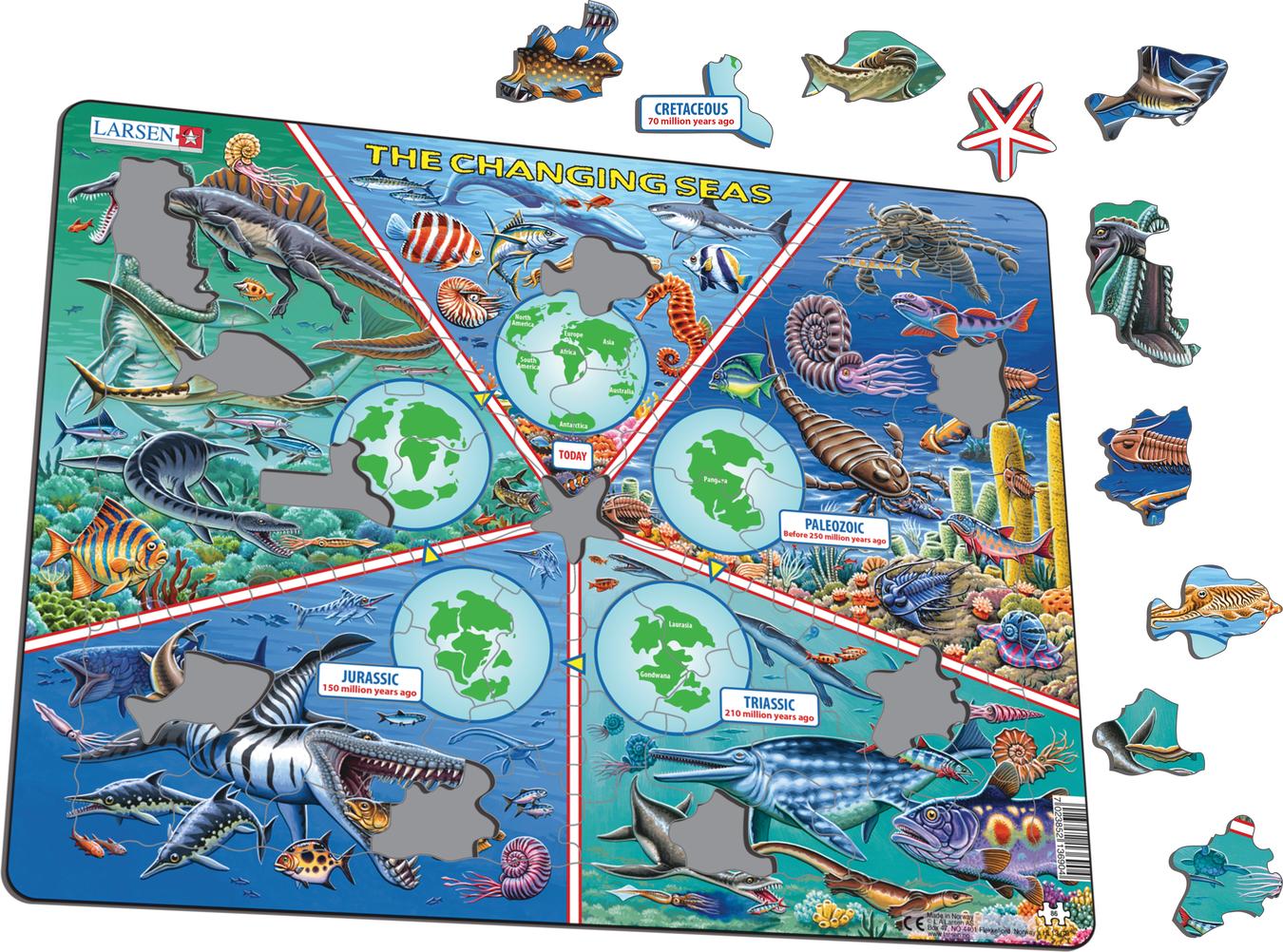 hl13 - The changing seas :: Animals :: Puzzles :: Larsen Puzzles