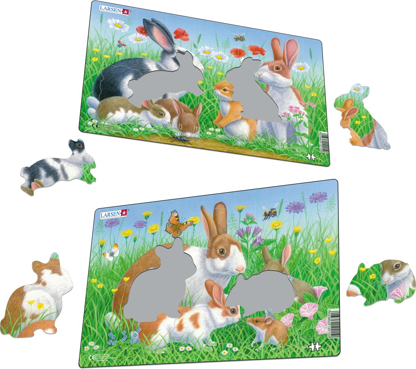 CU3 - Rabbits :: Animals :: Puzzles :: Larsen Puzzles