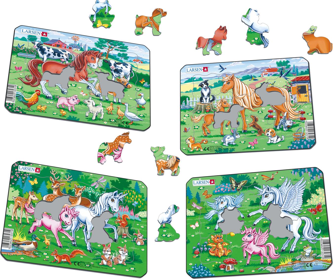 V5 - Ponies, Unicorns and Friends :: Motif :: Puzzles :: Larsen Puzzles