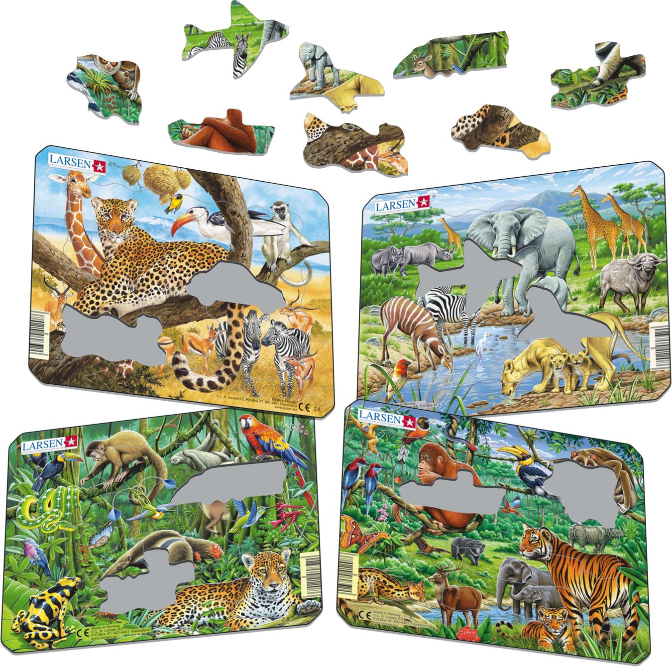 Z8 - Exotic animals :: Animals :: Puzzles :: Larsen Puzzles
