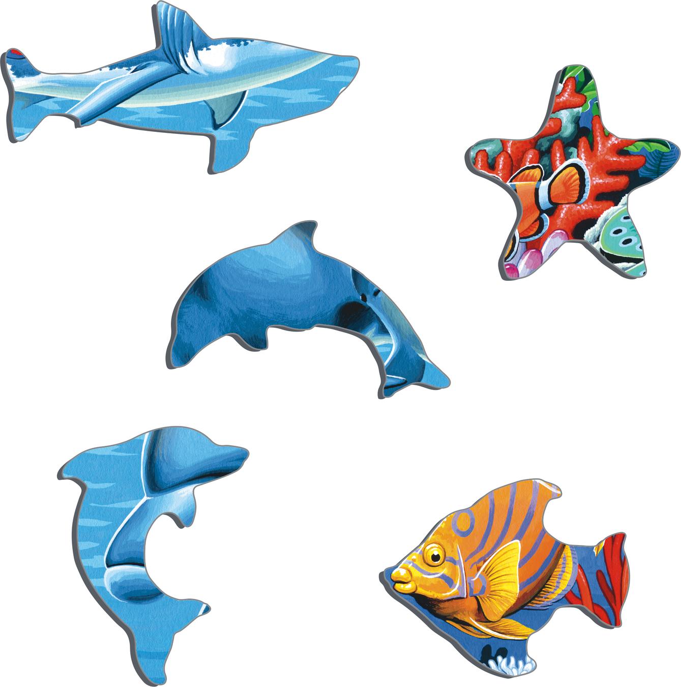 FH29 - Marine Life on a Coral Reef :: Animals :: Puzzles :: Larsen Puzzles