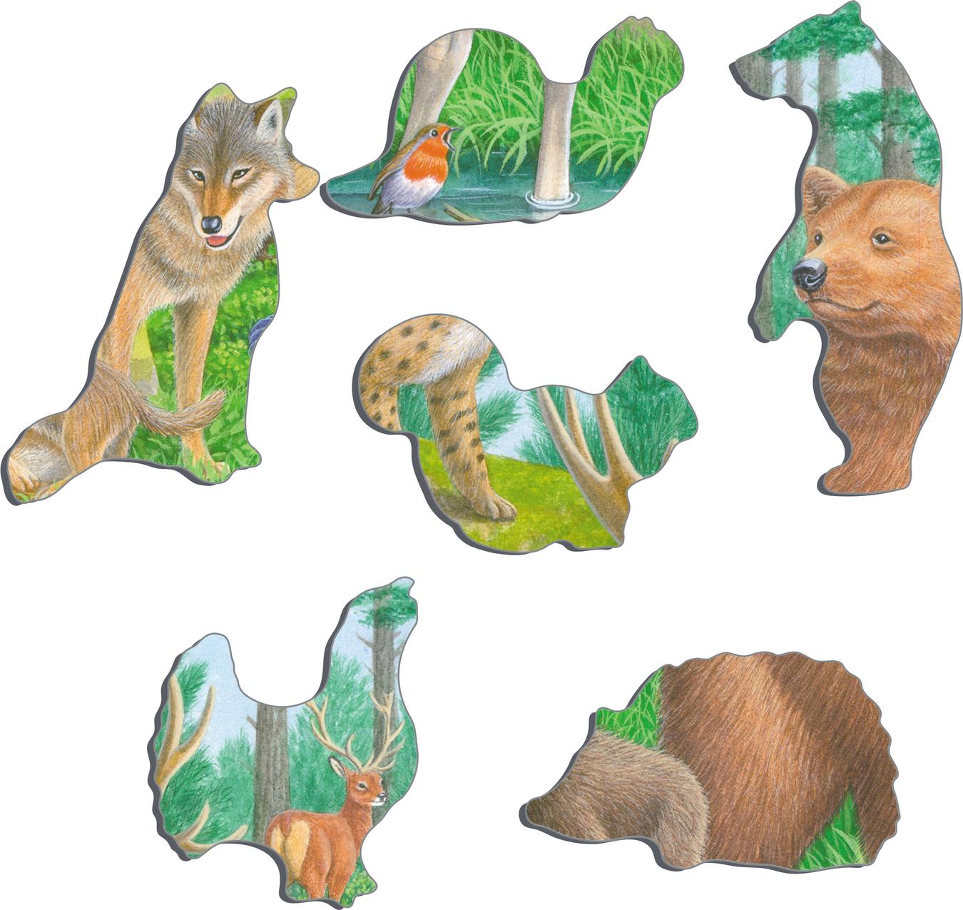 FH36 - Wildlife of the Northern Forest :: Animals :: Puzzles :: Larsen ...