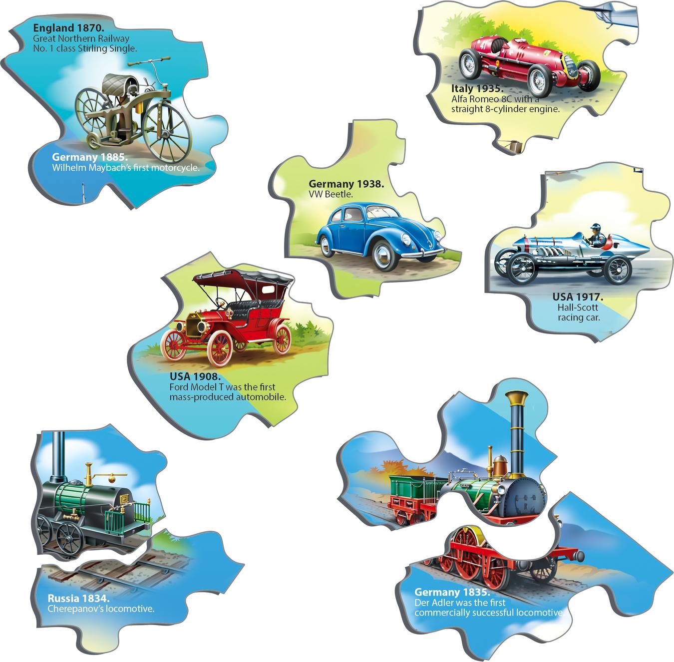 HL7 - Historical Vehicles 1783 - 1939 :: History :: Puzzles :: Larsen ...