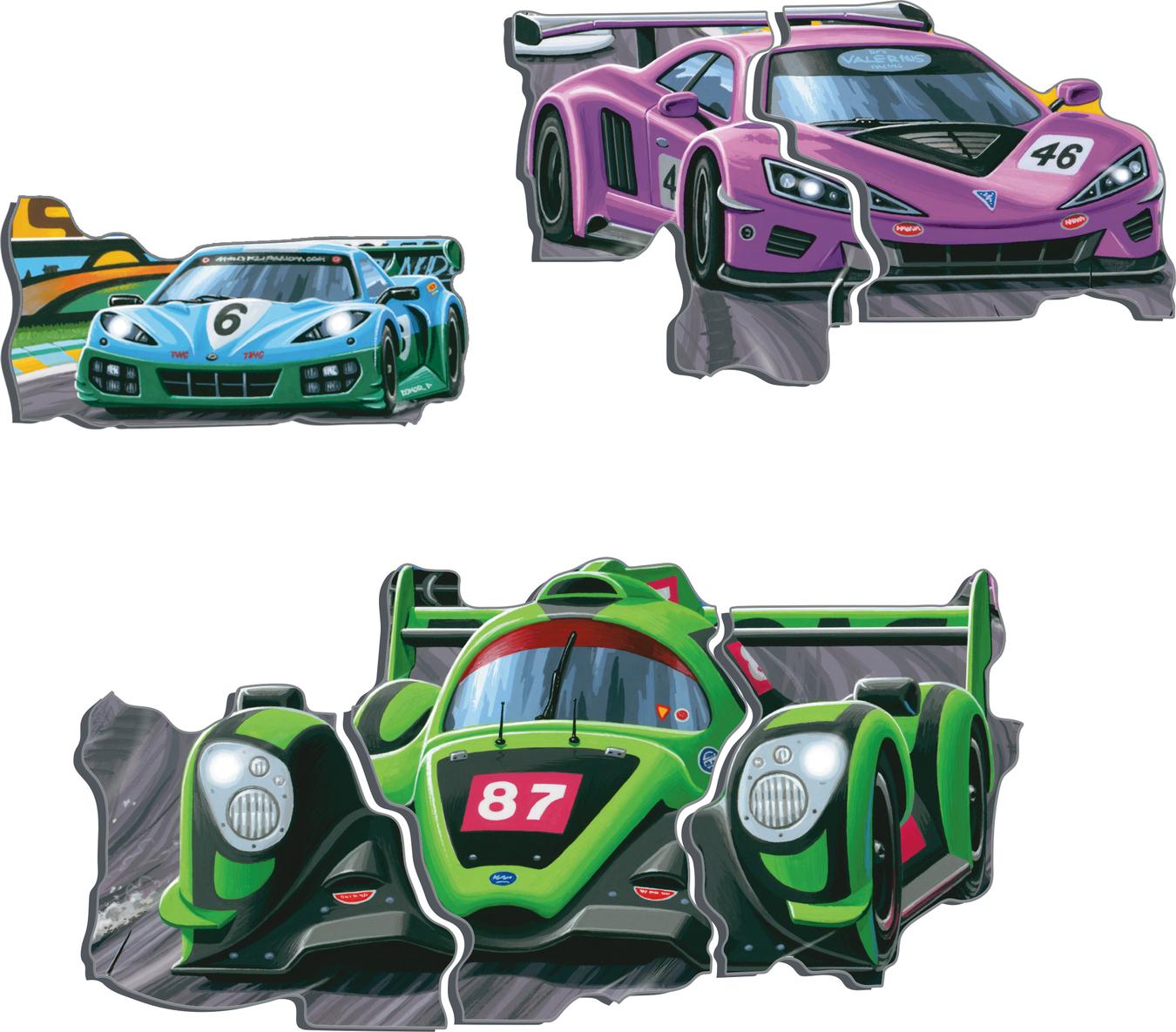 PG1 - Racing Cars on the track :: Motif :: Puzzles :: Larsen Puzzles