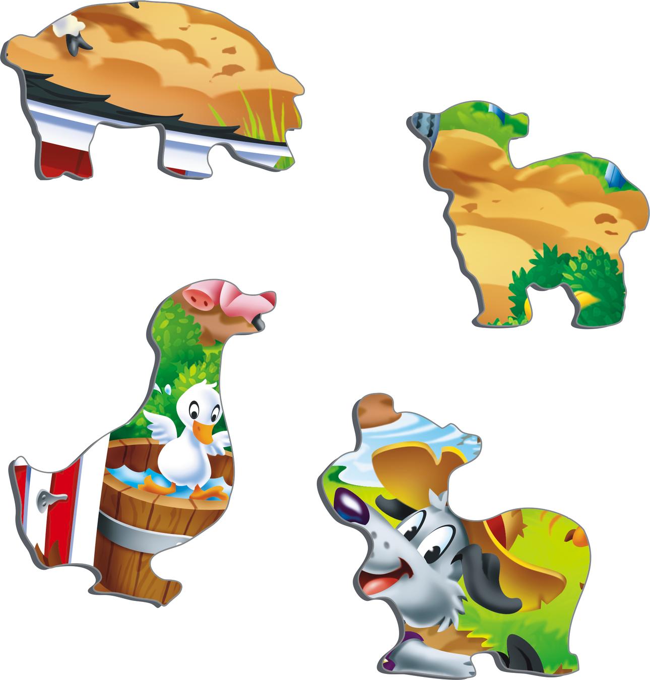 US15 - Happy Days for the Barnyard Animals :: Motif :: Puzzles ...