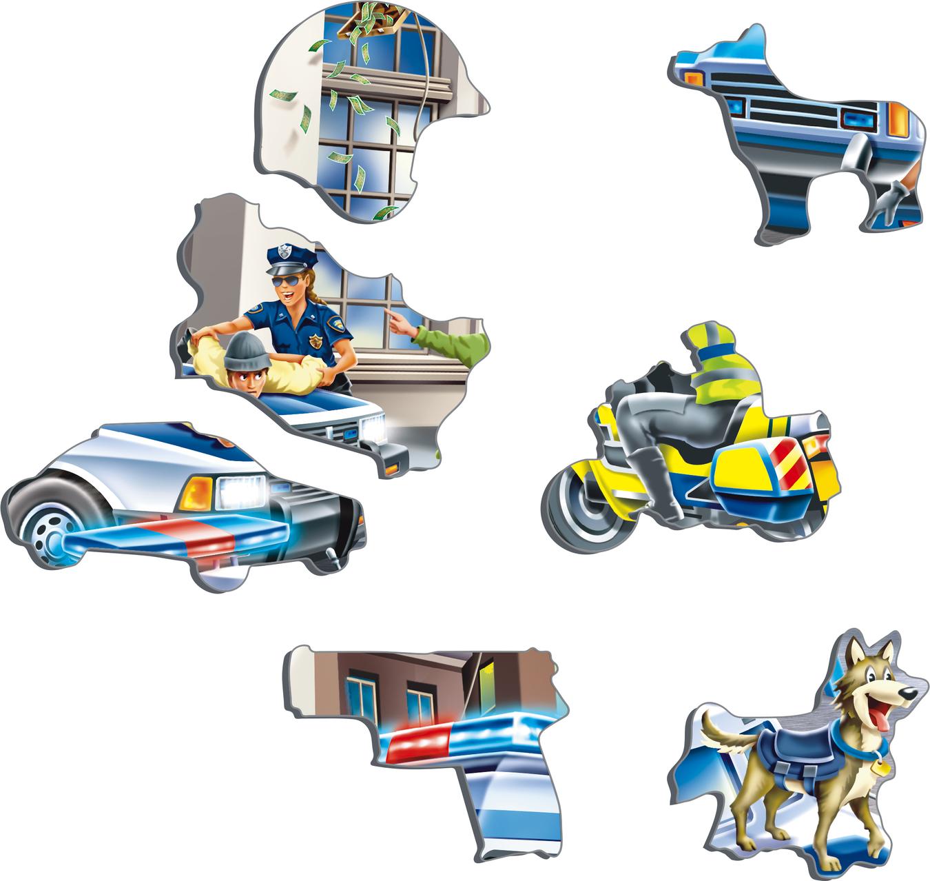 US32 - Police Catching the Bank Robbers :: Motif :: Puzzles :: Larsen ...