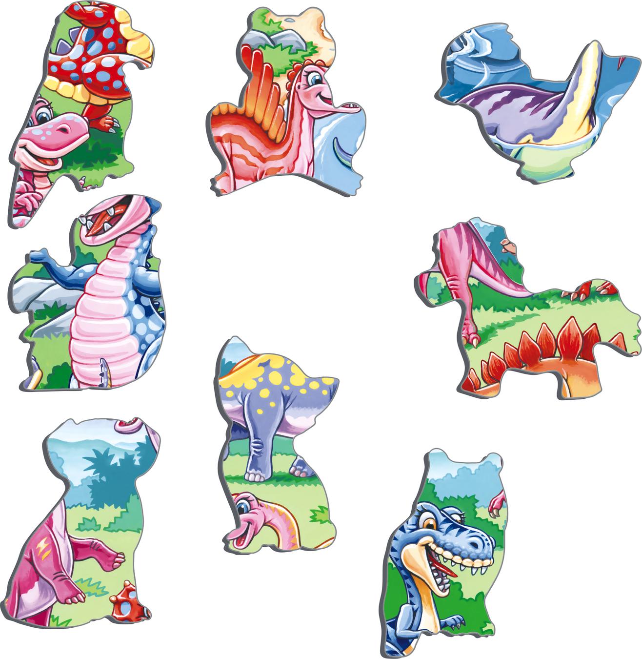 V6 - Playful Dinosaurs :: Motif :: Puzzles :: Larsen Puzzles