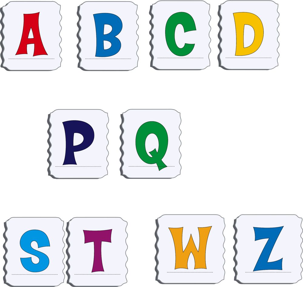 LS826 - Learn the Alphabet: 26 Upper Case Letters :: Reading :: Puzzles ...