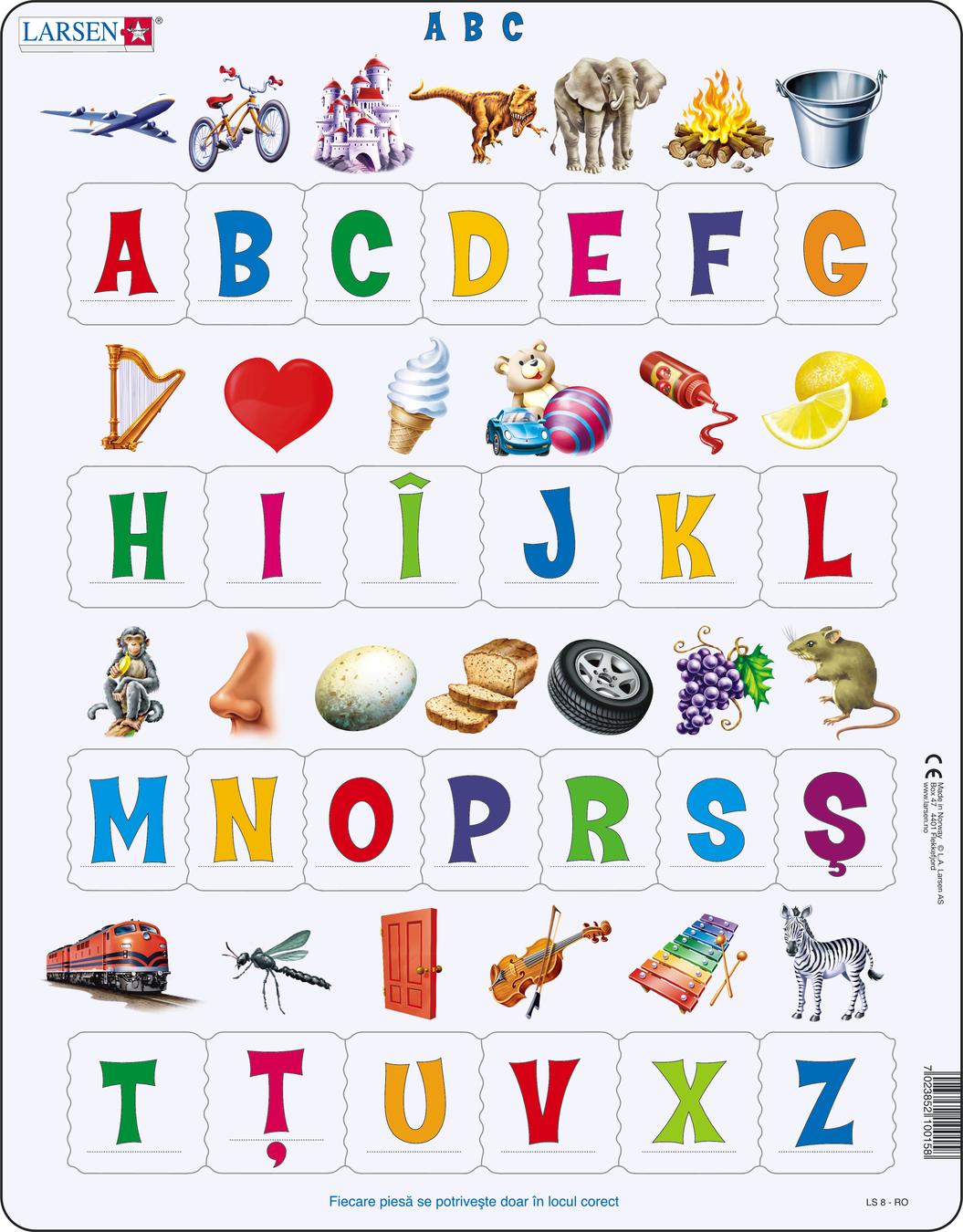 LS826 - Learn the Alphabet: 26 Upper Case Letters :: Reading :: Puzzles ...