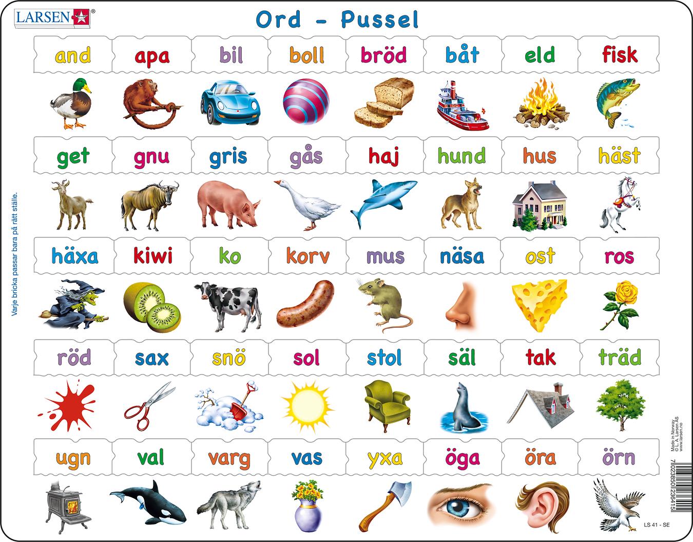 LS41 - Lær å lese: Enkle ord med 23 små bokstaver :: Lesing ...