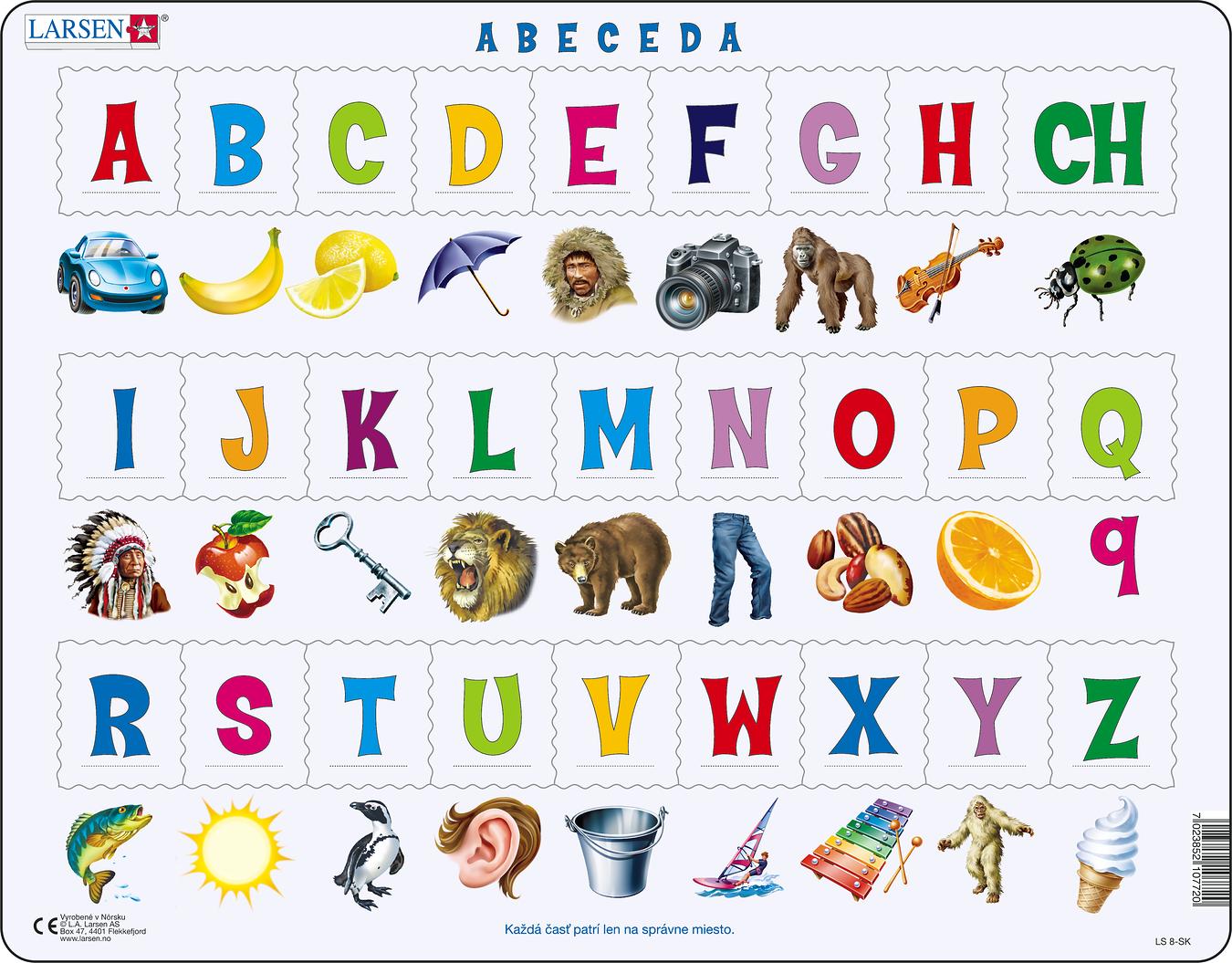 LS827 - ABC-Puzzle(27) :: Reading :: Puzzles :: Larsen Puzzles