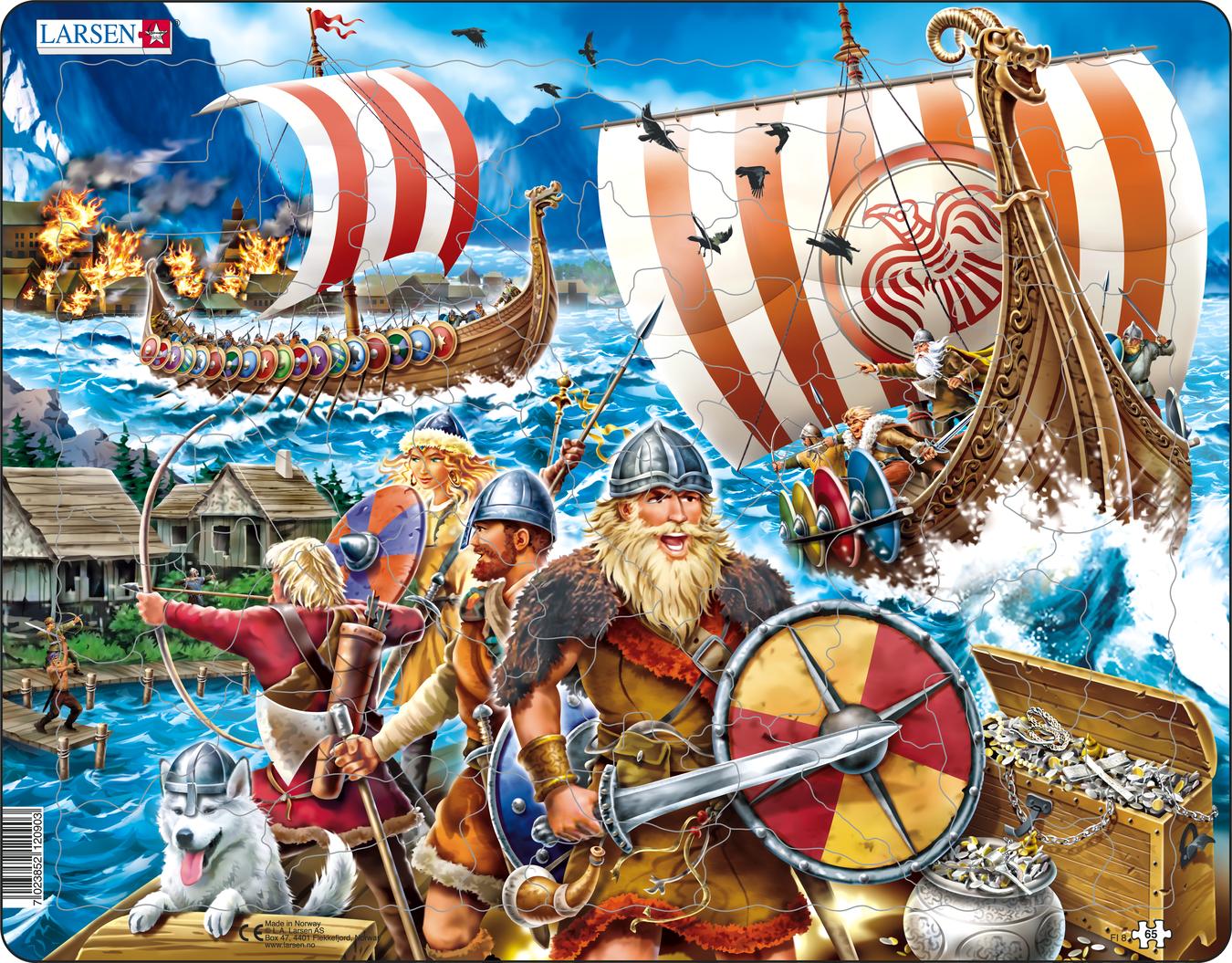 FI8 - Successful Viking Raid :: History :: Puzzles :: Larsen Puzzles