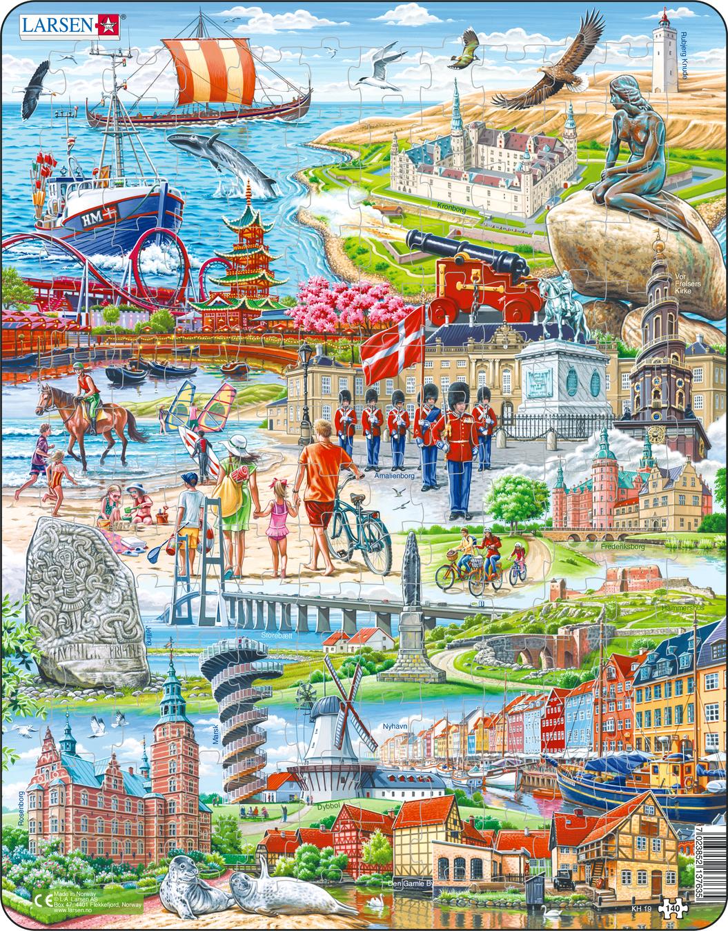 KH19 - Attractions in Denmark :: Travel and Souvenir :: Puzzles ...