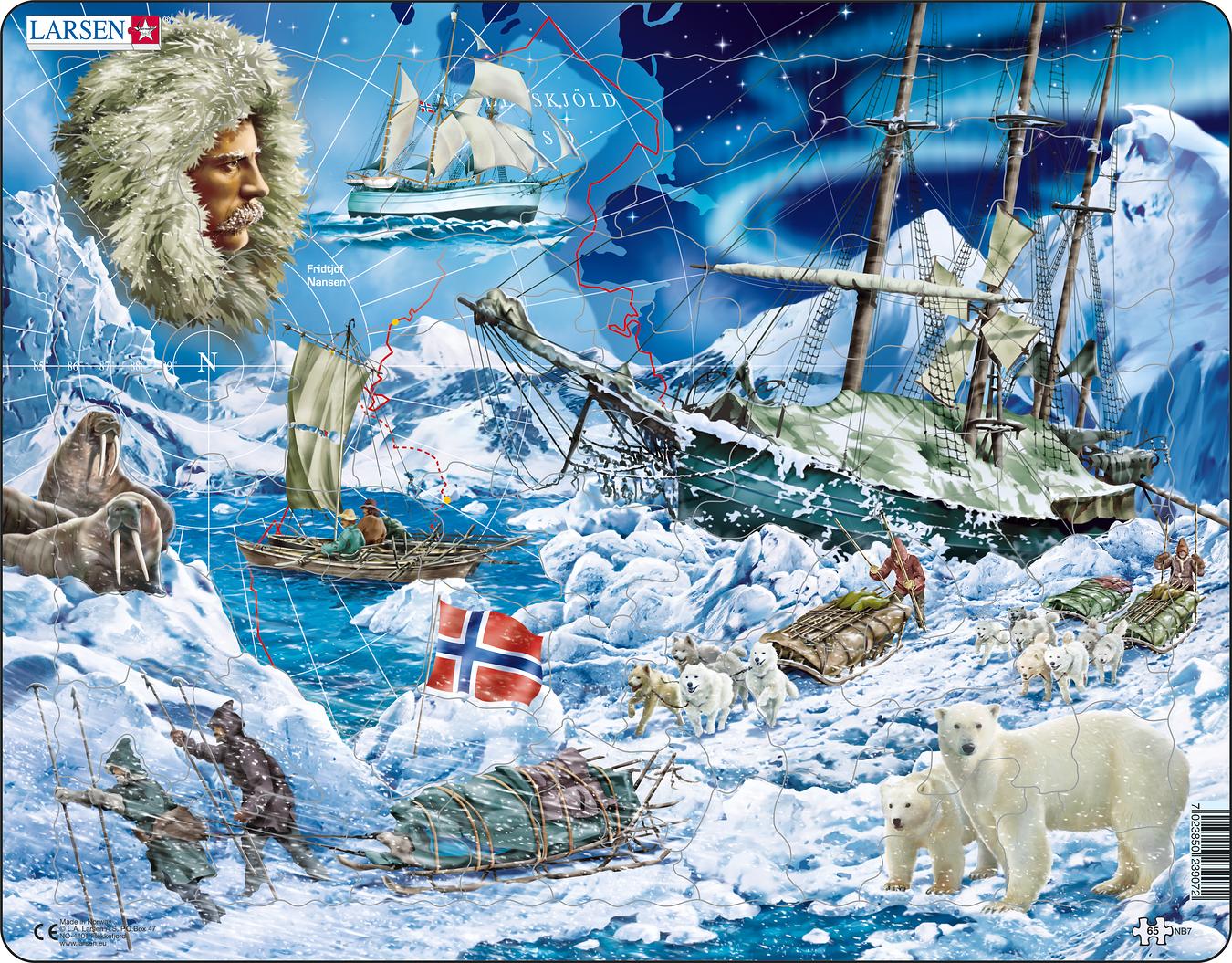 NB7 - Med FRAM mot Nordpolen :: Historie :: Puslespill :: Larsen puslespill