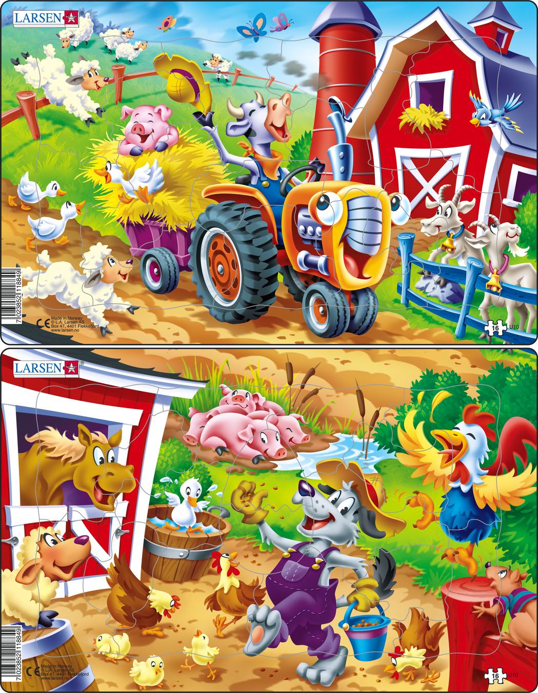 U10 - Barnyard :: Motif :: Puzzles :: Larsen Puzzles